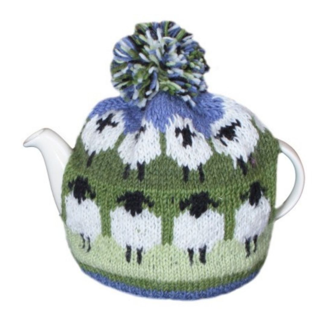 Sheep Tea Cosy/Pachamama hand knitted/Fair trade ethical gifting ...